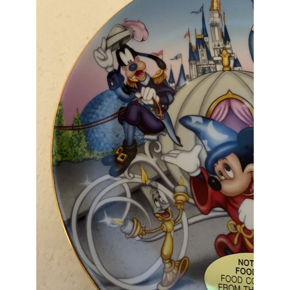 Disney | Accents | Walt Disney World 25 Year Anniversary Plate 996 ...